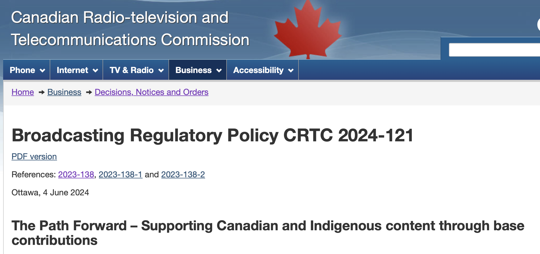 Fair, not fair or fake: the aftermath of the CRTC ruling on video ...